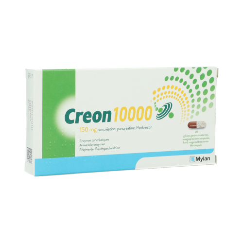 Creon 10.000 150 mg | 20 capsules | PharmaMarket